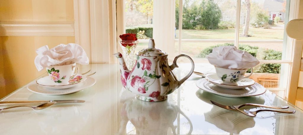 Afternoon Tea at Our Tea Room in South Yarmouth Massachusetts on Cape Cod